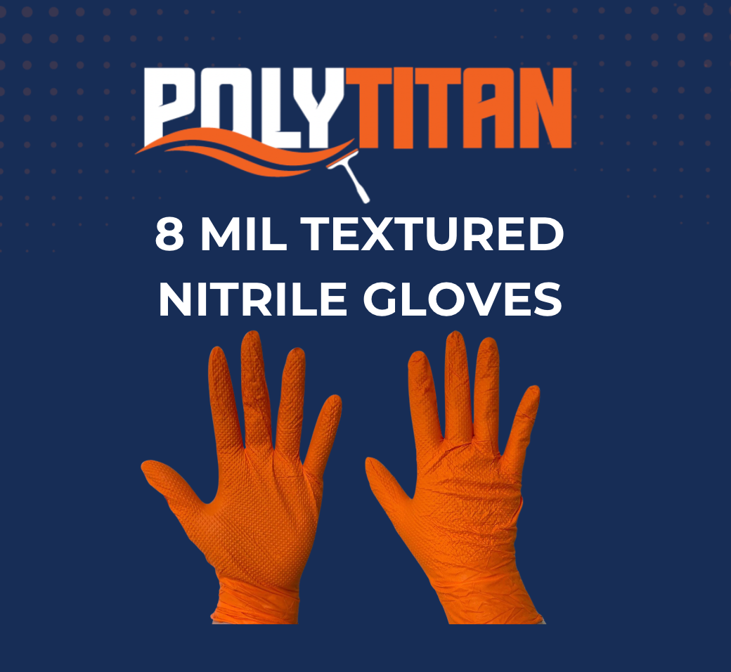 8 Mil Textured Nitrile Epoxy Gloves – Polytitan Coatings